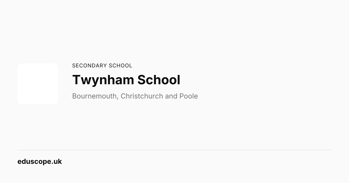 Twynham School, Christchurch - Ofsted Good | Secondary School | Eduscope
